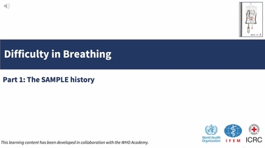 OpenWHO.org - Basic emergency care