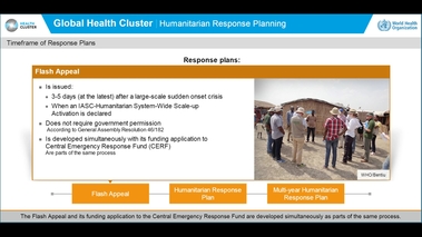 OpenWHO.org - Health Cluster coordination