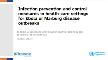 OpenWHO.org - Infection prevention and control